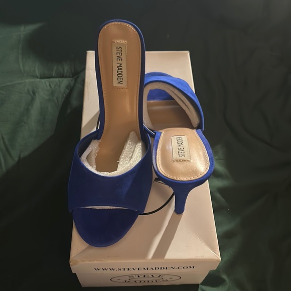 Steve Madden | Shoes | Steve Madden Erin Blue Suede | Poshmark